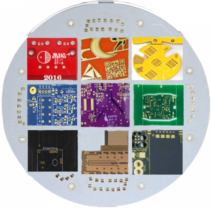 Different Solder mask colors for printed circuit board
