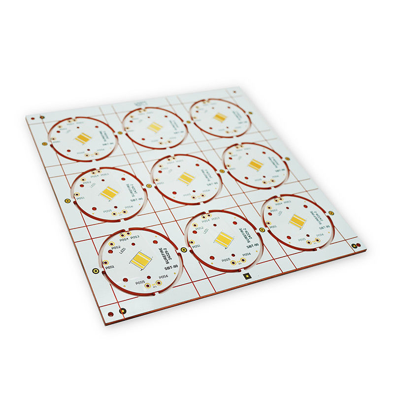 Cu Based Copper PCB 1 Layer Circuit 2oz ENIG 199.00mm*199.00mm