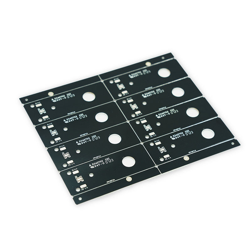 Automobile Aluminum PCB Board 1 Layer PCB Finish HASL Black / White