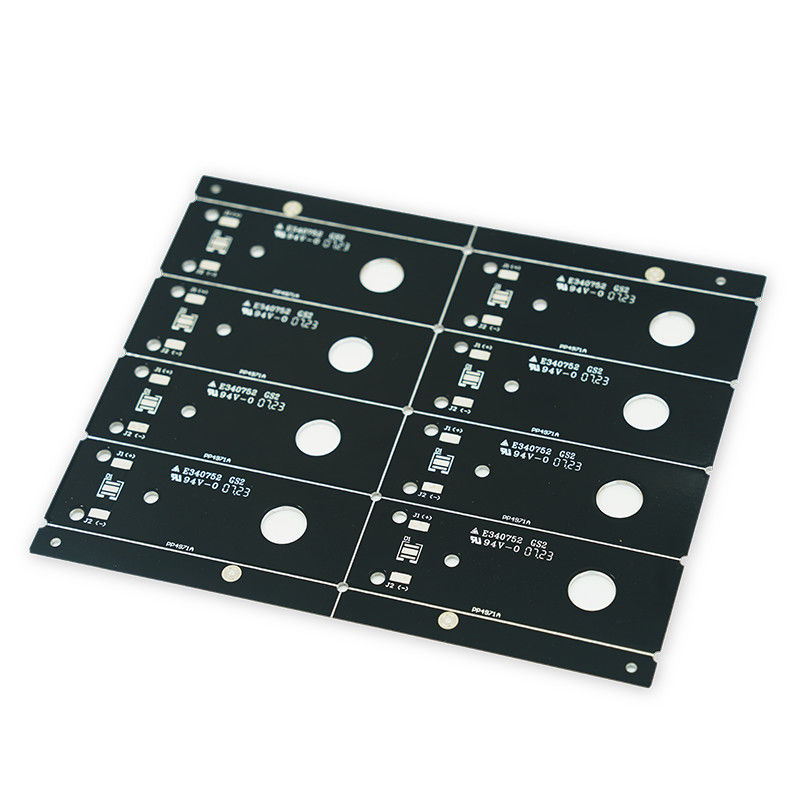 Automobile Aluminum PCB Board 1 Layer PCB Finish HASL Black / White
