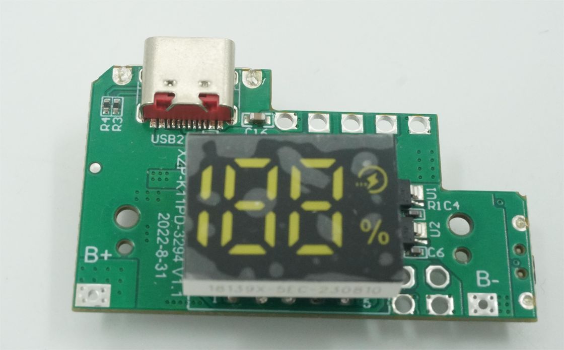 22.5W Power Bank PCBA With Lithium Battery Power And Rigid PCB Supply ...