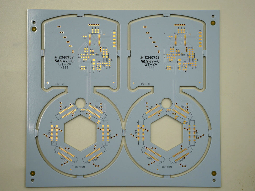 Rigid PCB Board 4 layer FR4 and stiffener white soldermask EING for ...