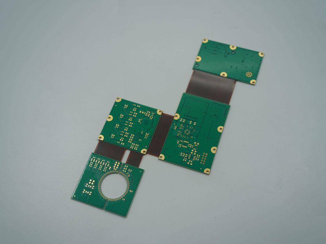6 Layer Rigid Flex Circuit Board High Tg FR4 1.6mm Board Thickness ...