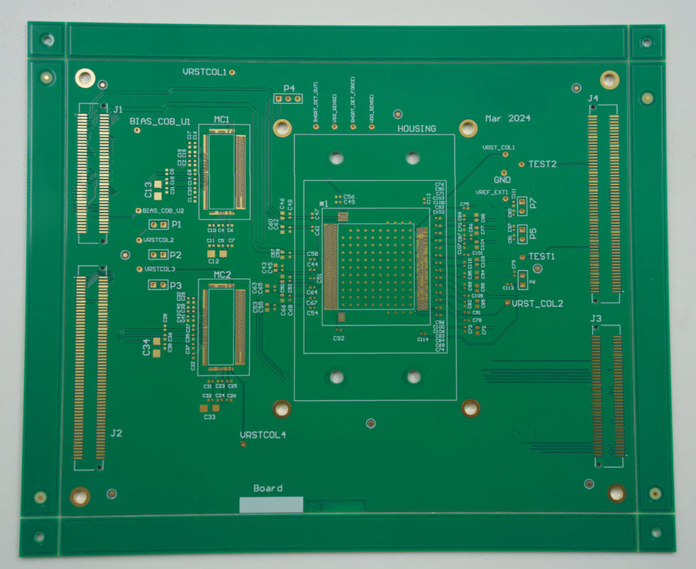 8 Layer Custom PCB Boards High TG EING Nickel-Palladium Resin Plug And ...