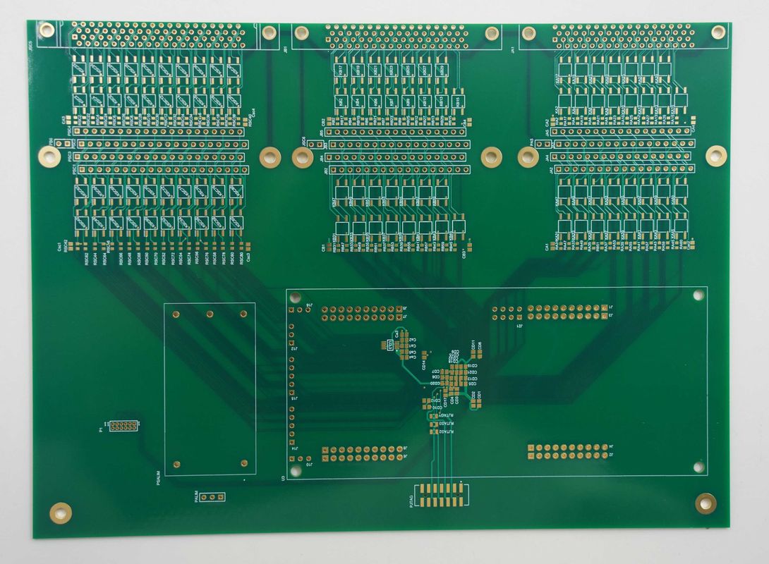 6 Layer Circuit Board High TG FR4 PCB With ENIG 2u Burid And Blind Hole Technology