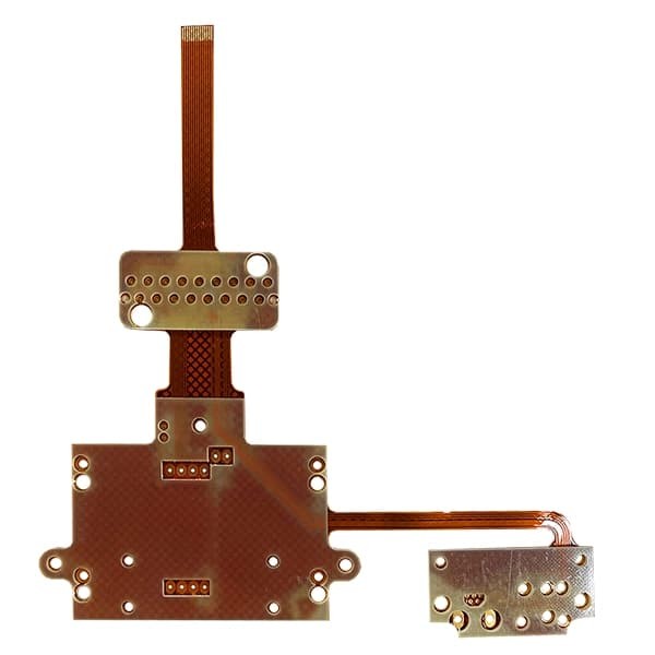 No Silkscreen Flexible Rigid PCB 1 Layer Flex PCB Board ENIG