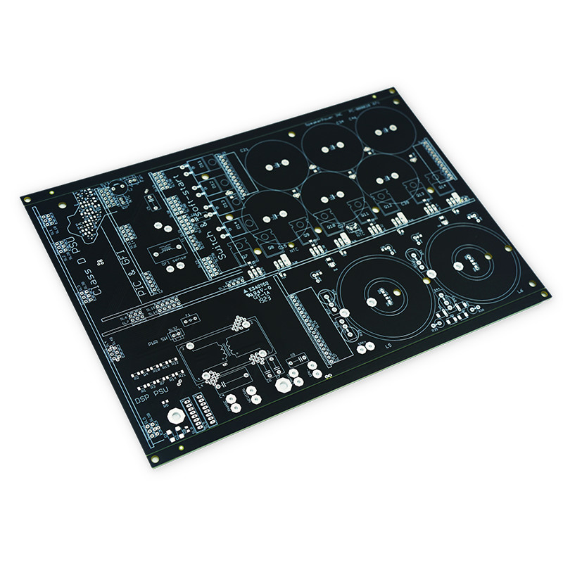 ENIG Heavy Copper PCB Circuit Board FR4 4oz Matte Black / White