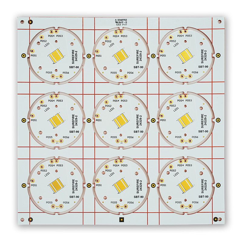 Cu Based Copper PCB 1 Layer Circuit 2oz ENIG 199.00mm*199.00mm