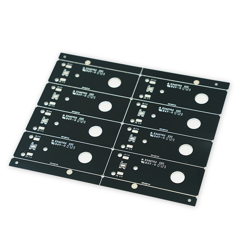 Automobile Aluminum PCB Board 1 Layer PCB Finish HASL Black / White