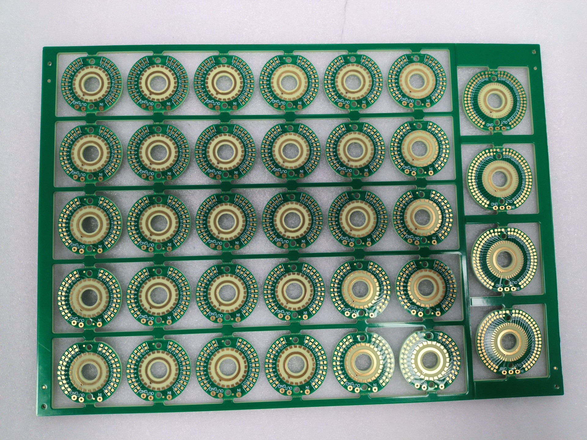 2 Layer FR4 PCB High TG Circuit Board 2.4mm With Hard Gold For Rotary ...