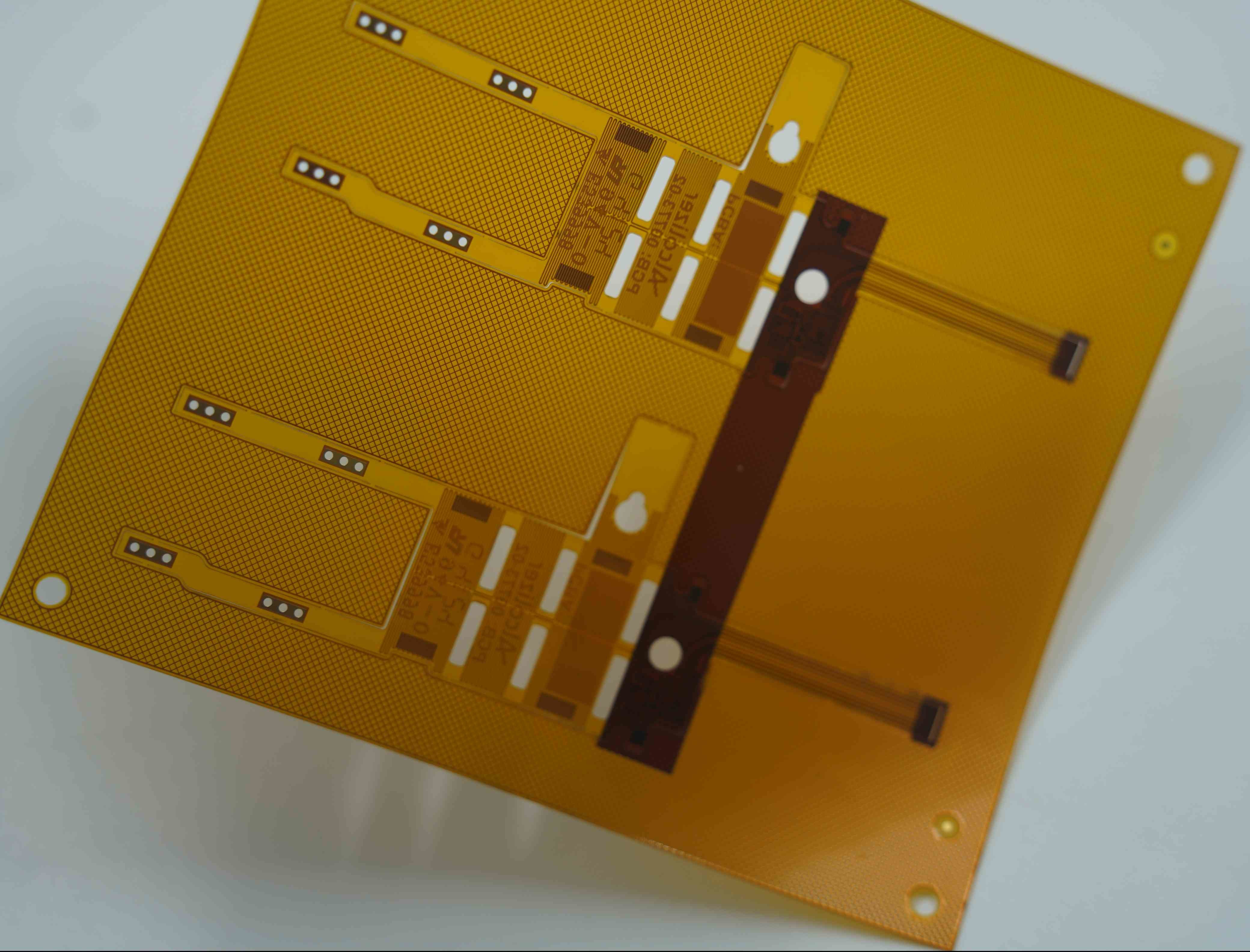 0.1mm - 0.5mm Polymide Flexible PCB Board with ENIG Finish and Optional ...